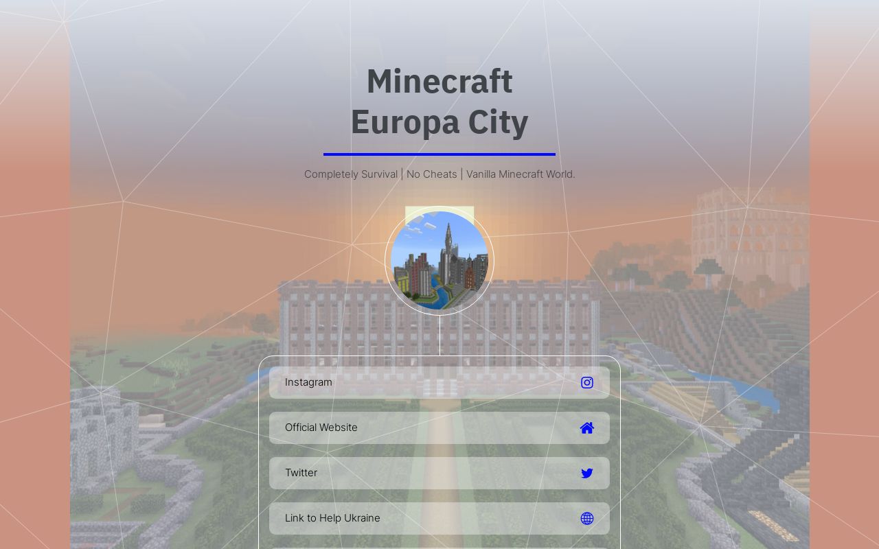 Minecraft Europa City
